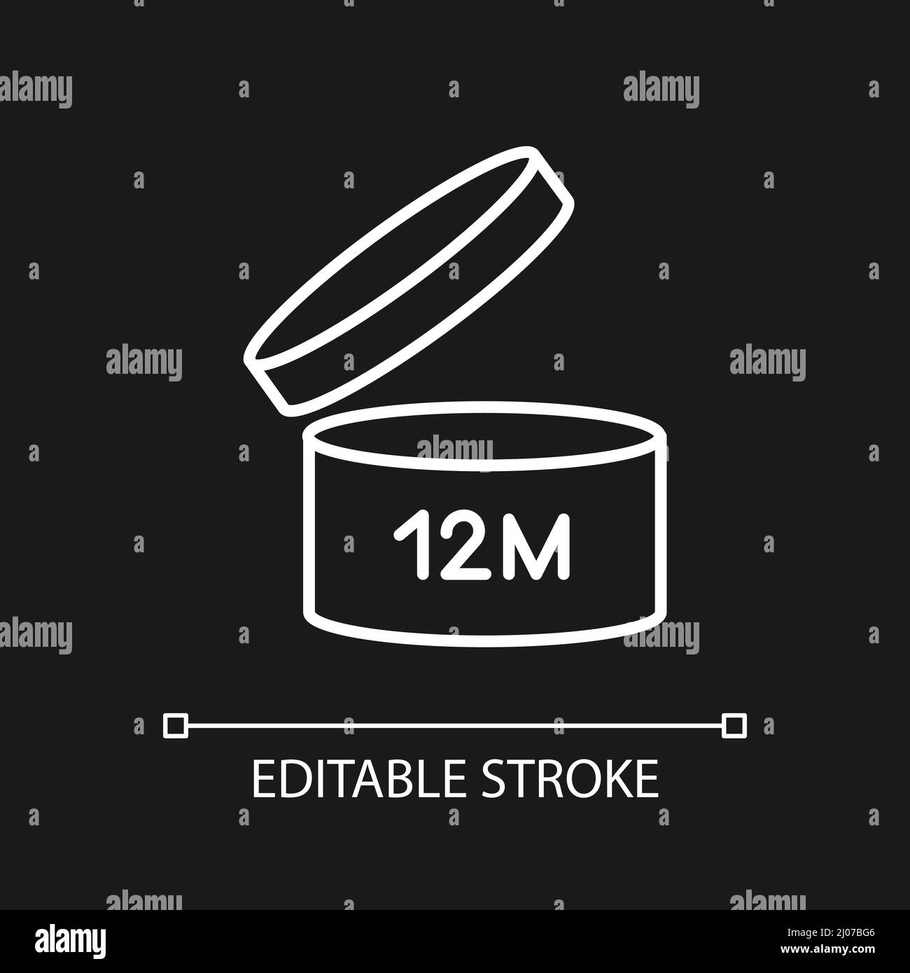 Jar expiry date white Stock Vector Images - Alamy