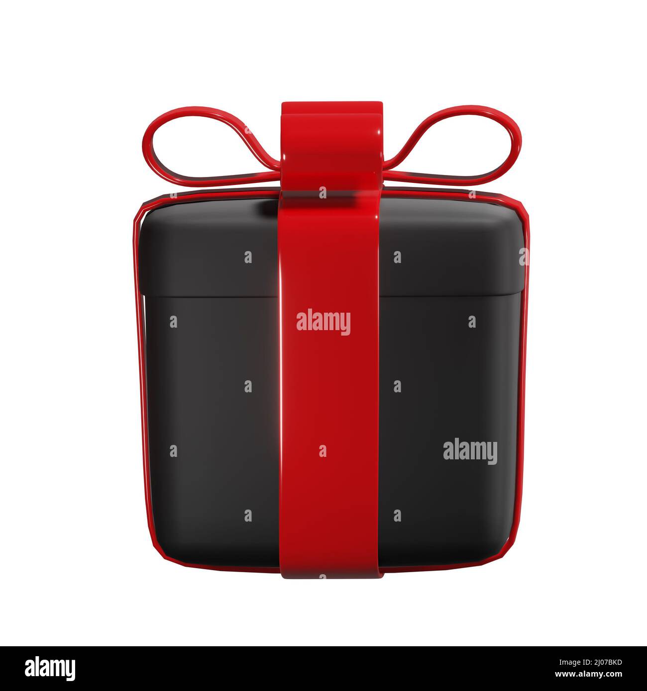 Realistic 3D Gift Box Cutout Stock Photo - Alamy