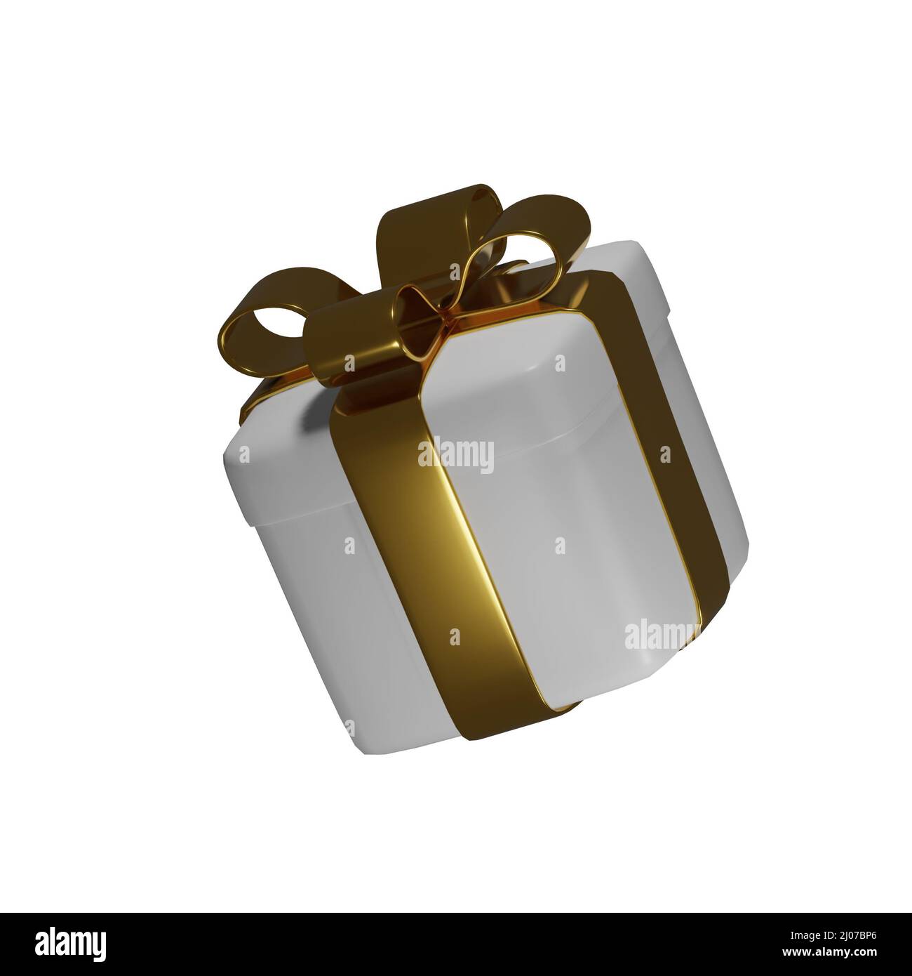 Realistic 3D Gift Box Cutout Stock Photo - Alamy