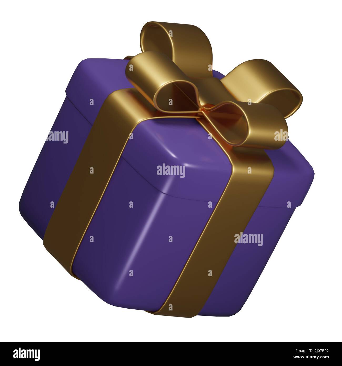 Realistic 3D Gift Box Cutout Stock Photo - Alamy