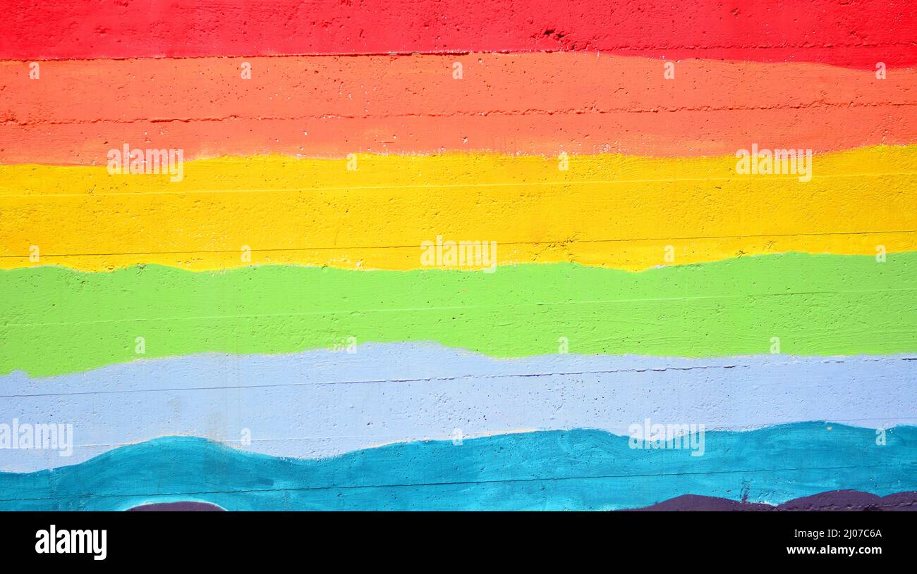 the first colorful drawings of children Stock Photo - Alamy