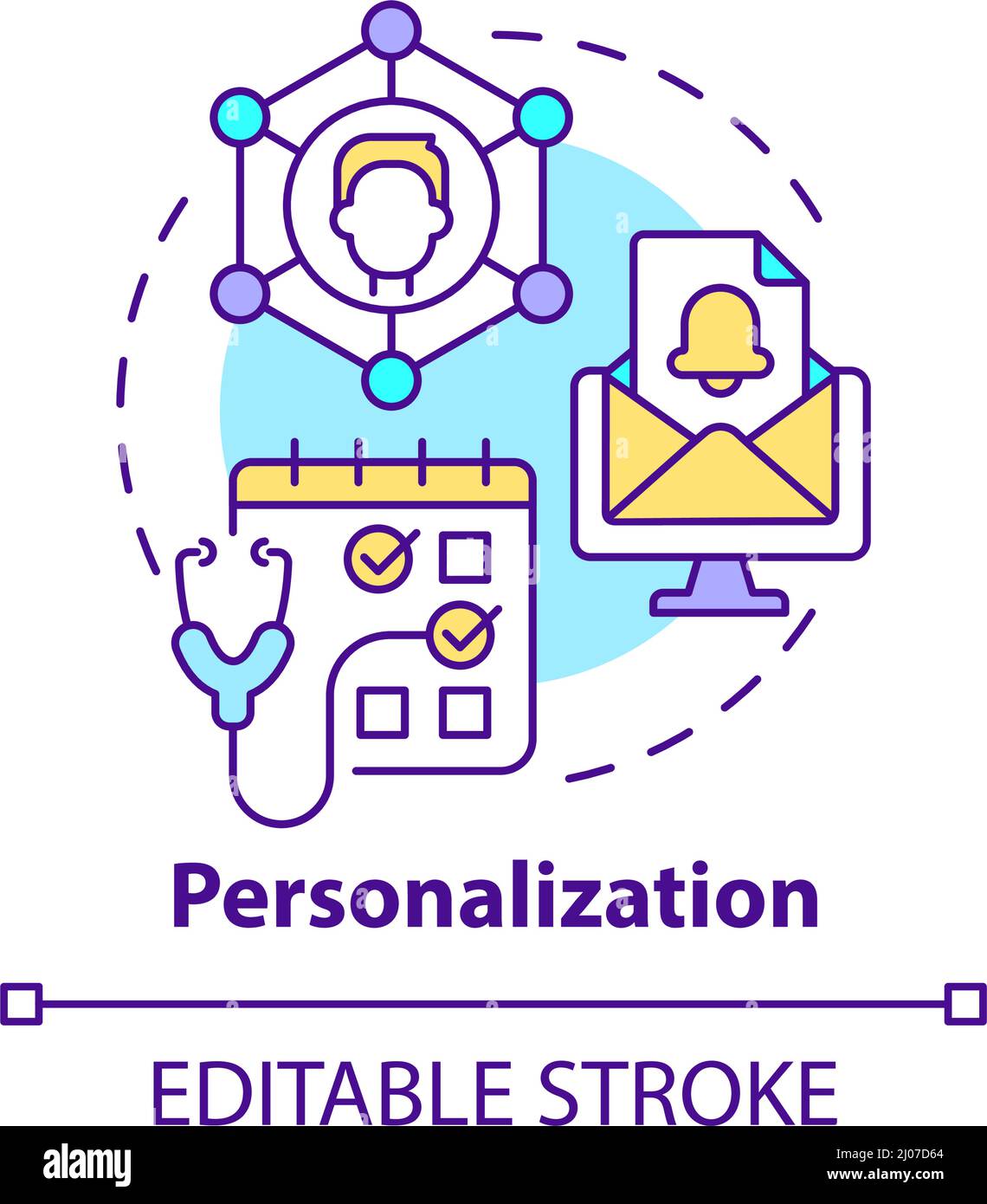 Personalization concept icon Stock Vector Image & Art - Alamy