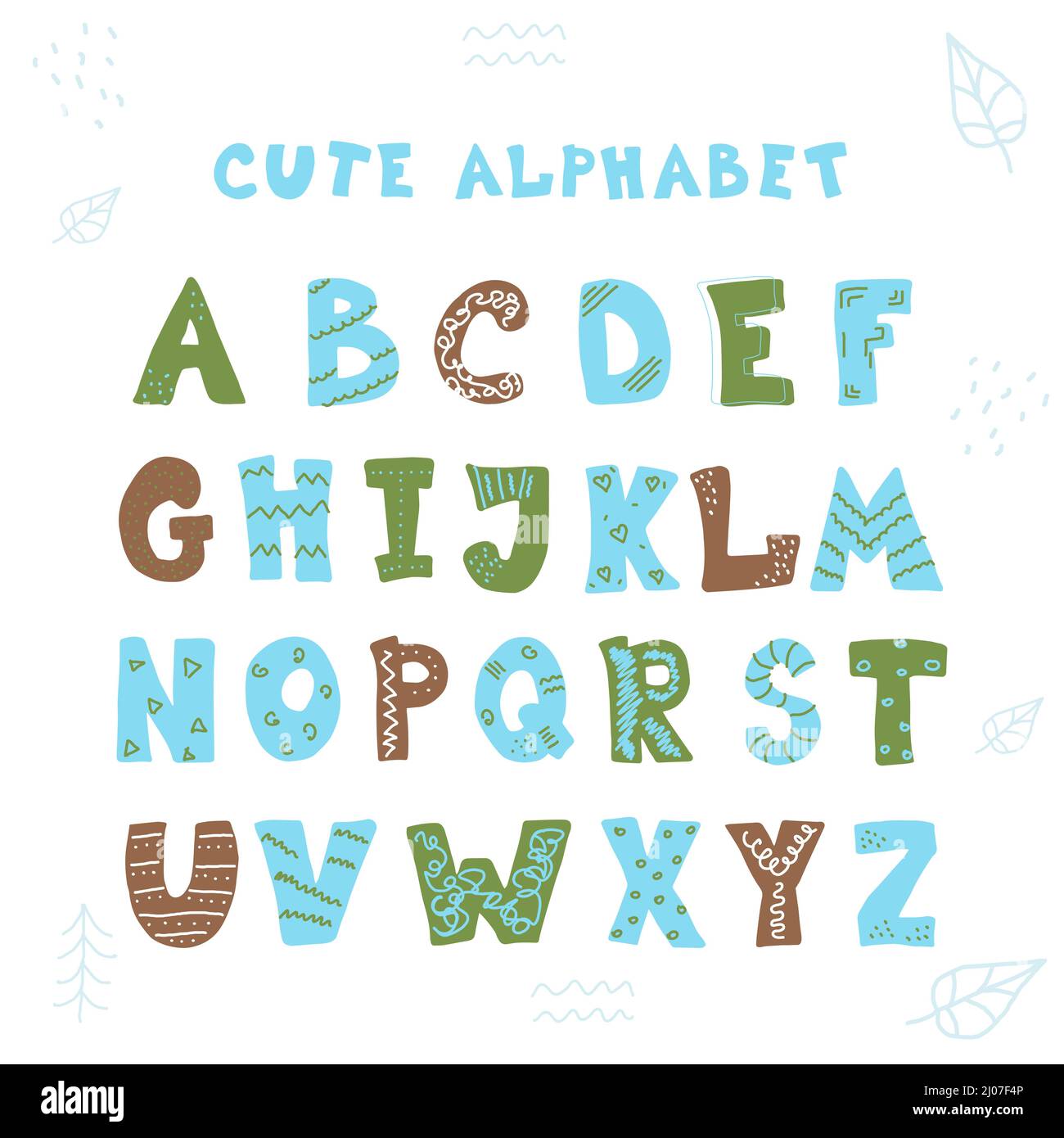 Cute Fonts To Draw Alphabet