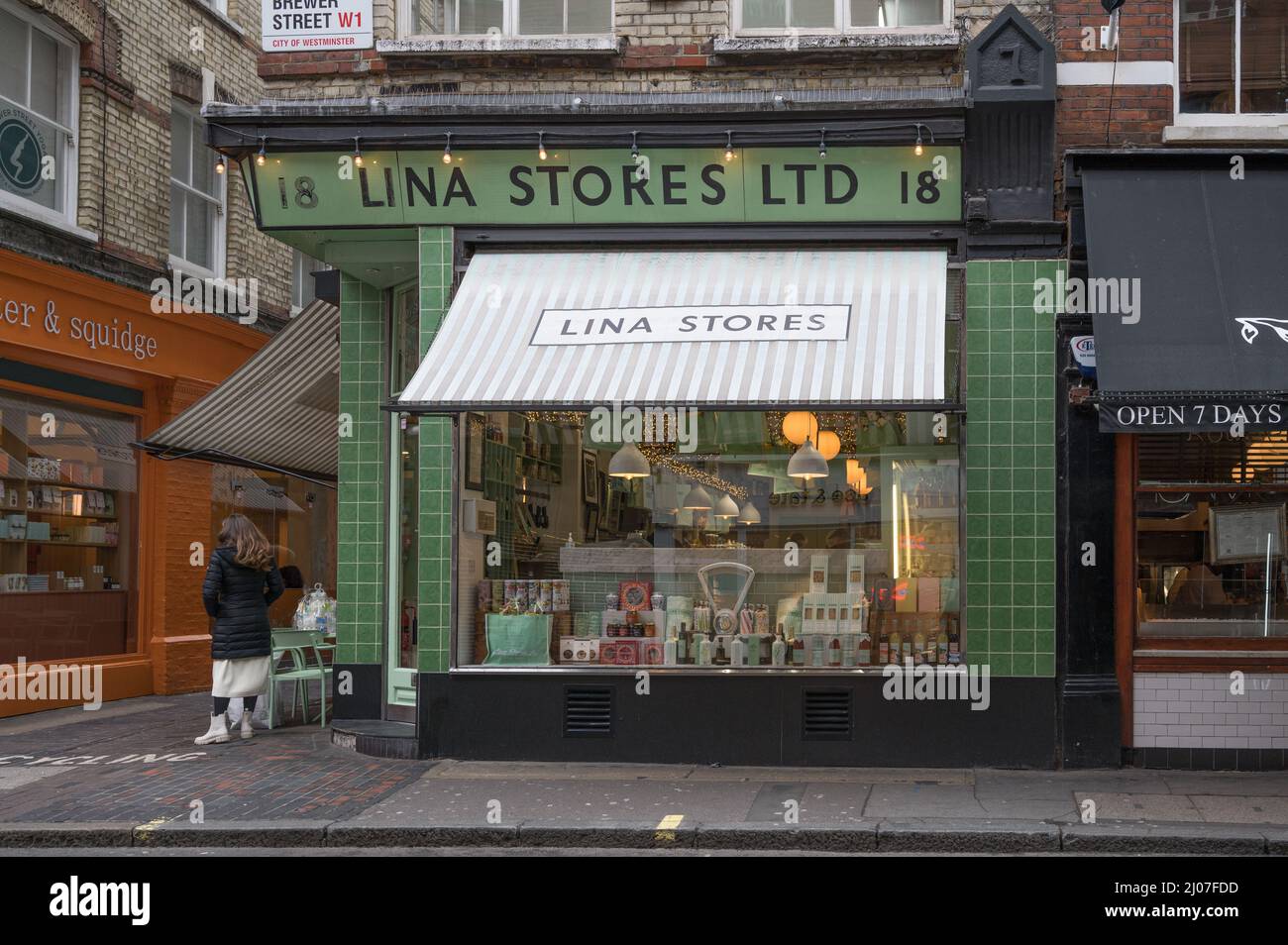 Lina Stores Soho Delicatessen. Italian deli selling homemade pasta ...