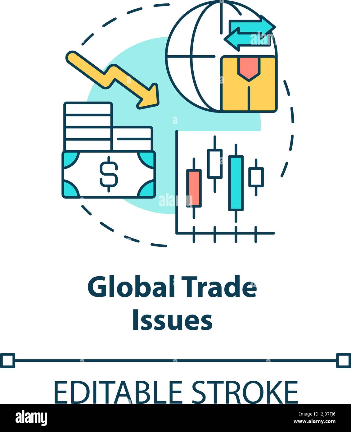 Global trade issues concept icon Stock Vector Image & Art - Alamy Global trade issues concept icon Stock Vector Image & Art - Alamy