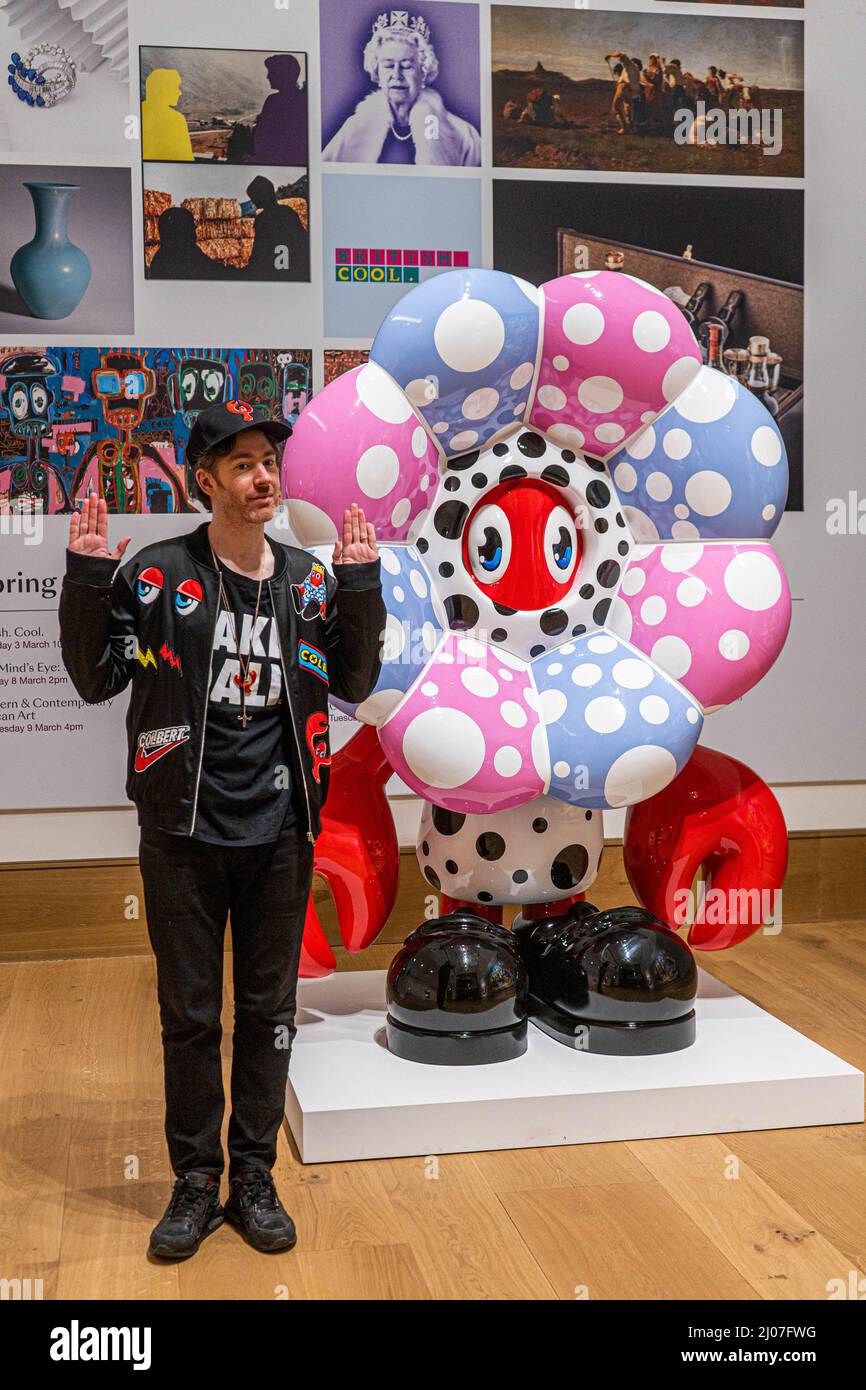 LONDON, UK. 17 March, 2022 . British contemporary artist Philip Colbert ...