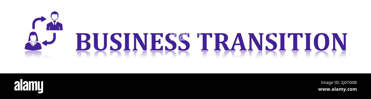 Illustration of a business transition concept Stock Photo - Alamy