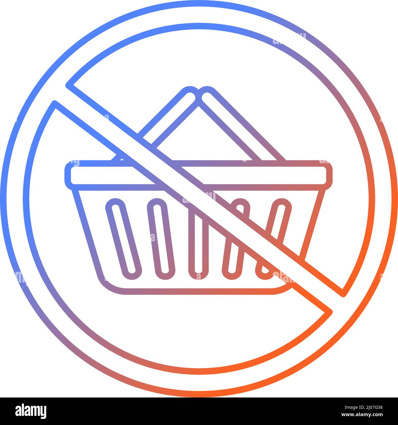 Buy less food products gradient linear vector icon Stock Vector Image ...