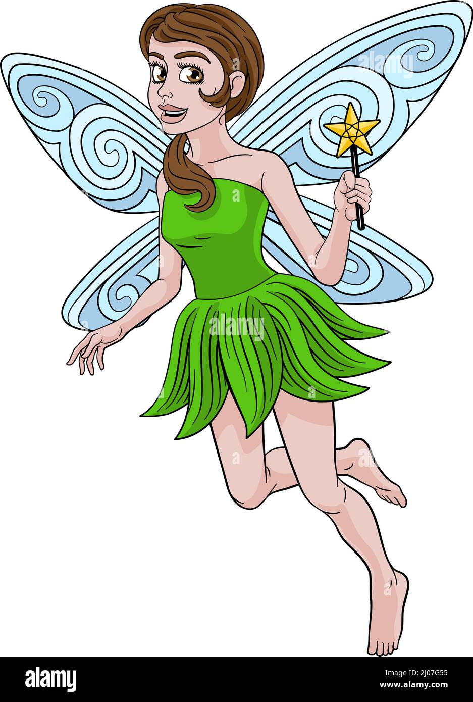 Fairy Cartoon Illustration Stock Vector Image & Art - Alamy