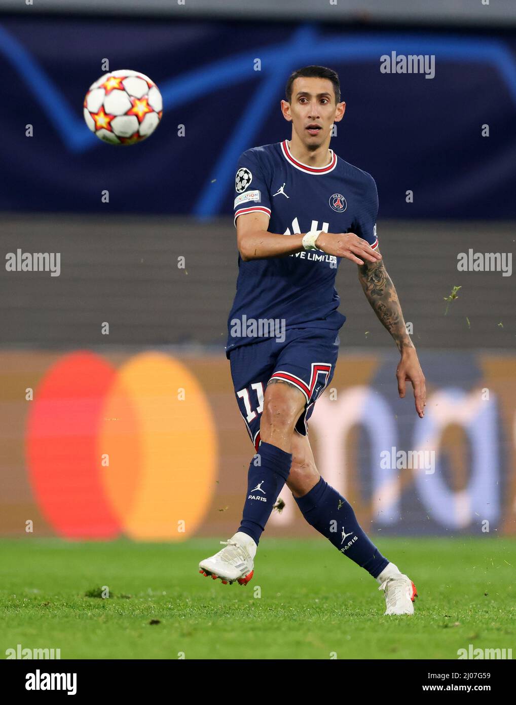 Angel di Maria of Paris Saint Germain Fussball UEFA Championsleague RB ...