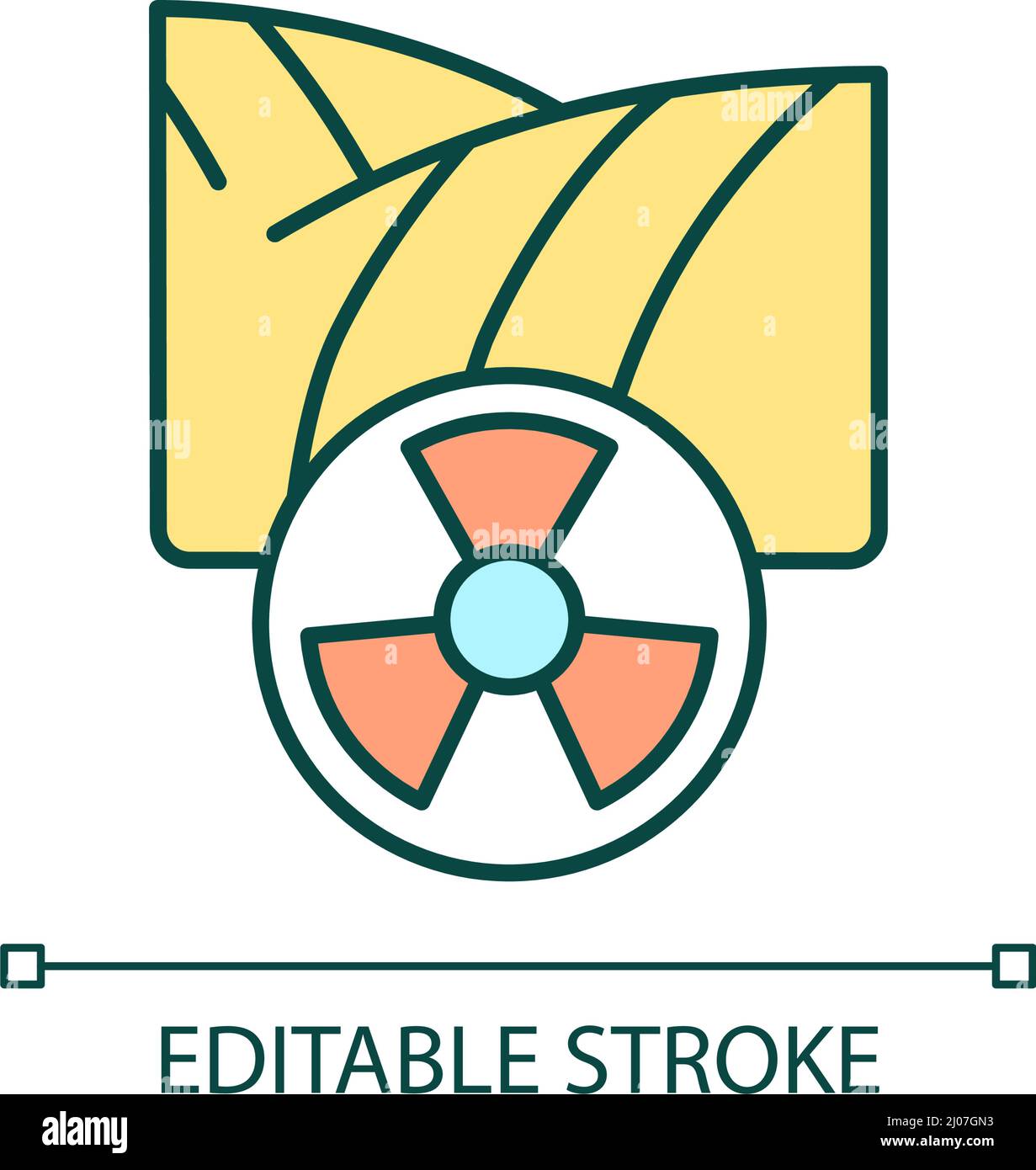 Nuclear contamination cartoon hi-res stock photography and images - Alamy