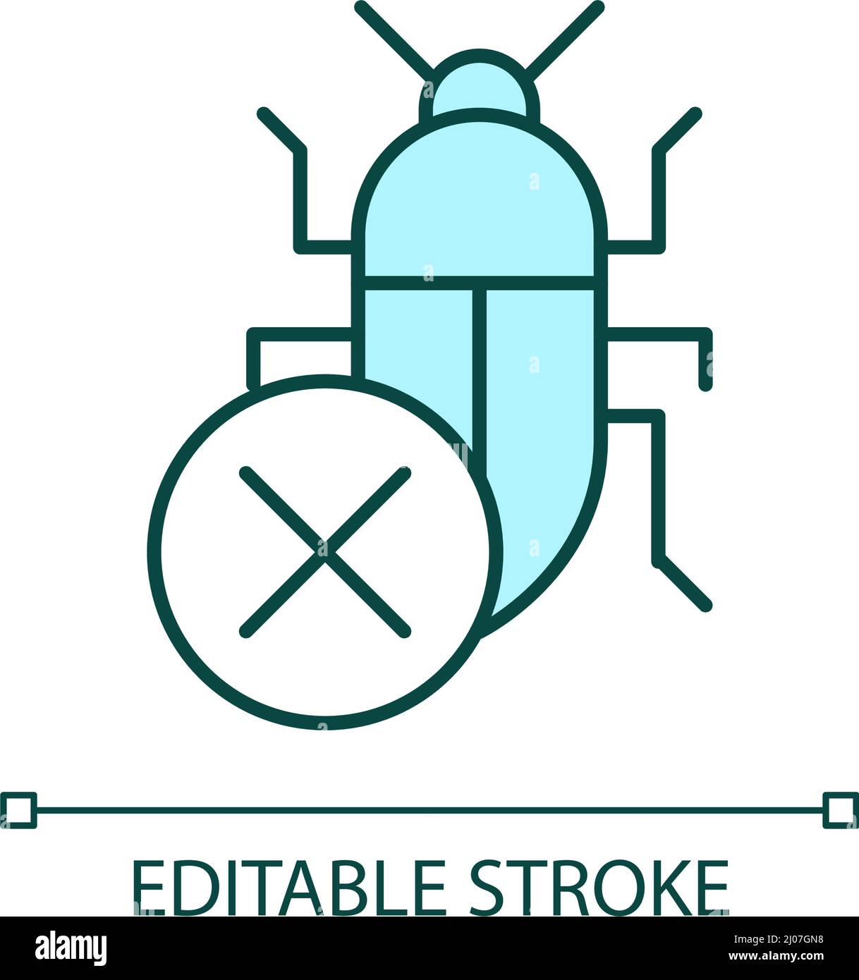 Combat insects RGB color icon Stock Vector Image & Art - Alamy