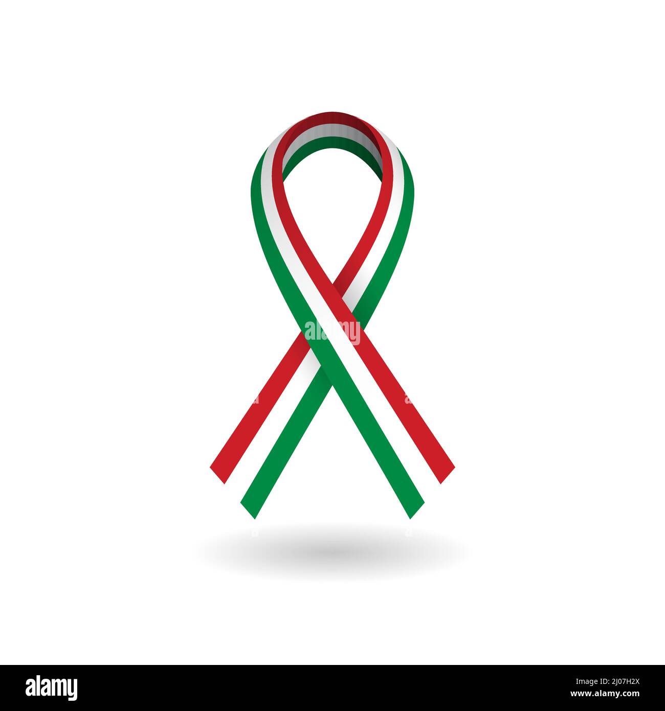 National tricolor ribbon of Italy Stock Vector Image & Art - Alamy