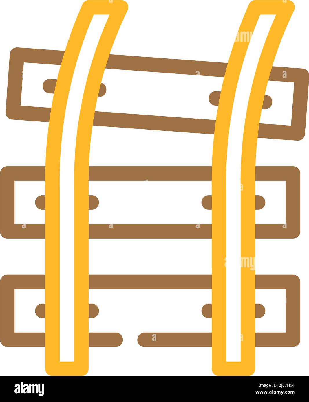 rail road color icon vector illustration Stock Vector Image & Art - Alamy