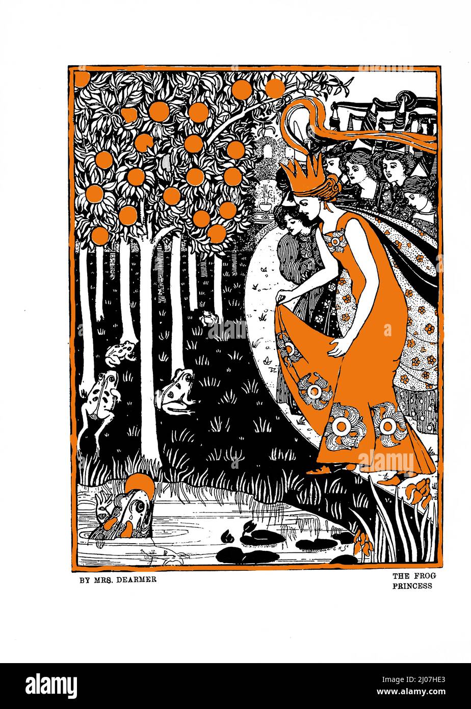 The Frog Princess. Illustration from the book The Parade by Gleeson ...