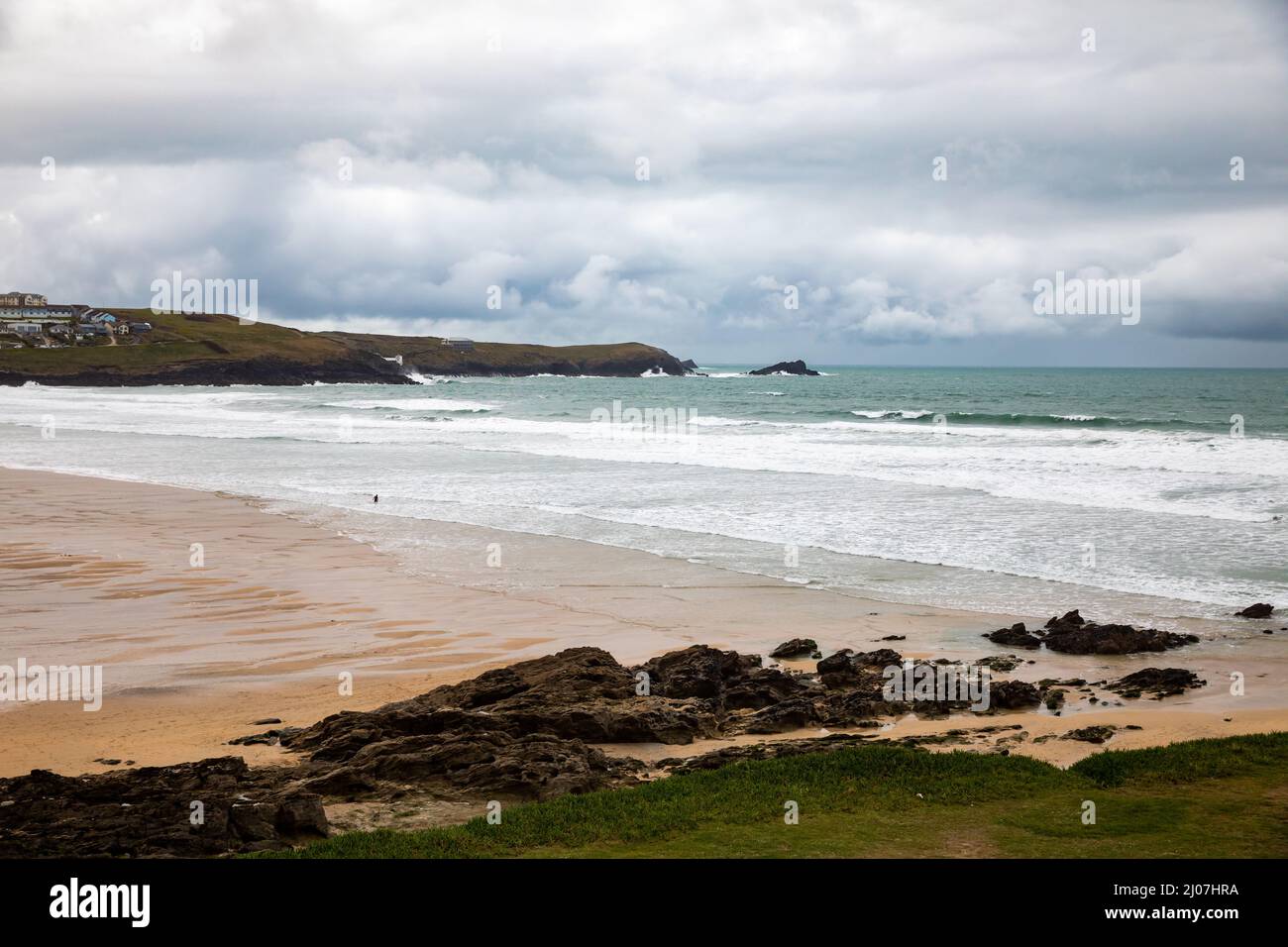 A view of Fistral Beach in Newquay, Cornwall,uk Stock Photo - Alamy