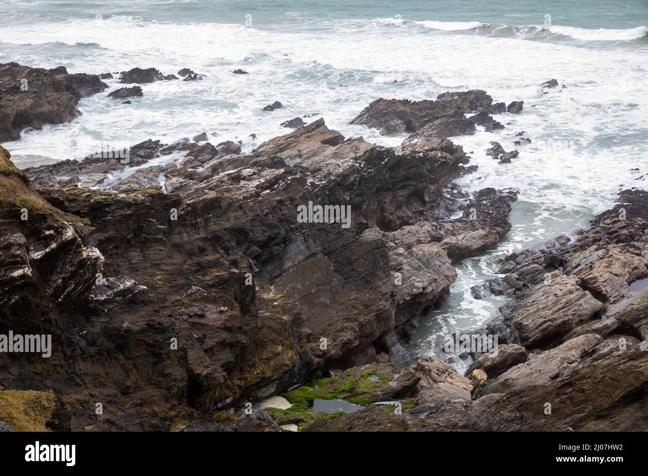 A view of Fistral Beach in Newquay, Cornwall,uk Stock Photo - Alamy