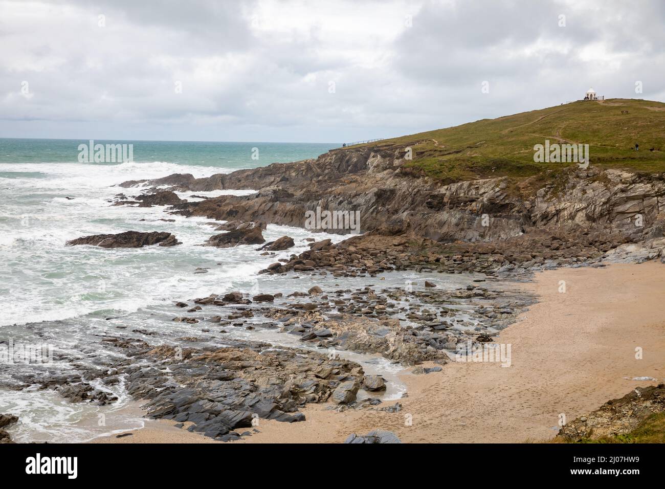 A view of Fistral Beach in Newquay, Cornwall,uk Stock Photo - Alamy