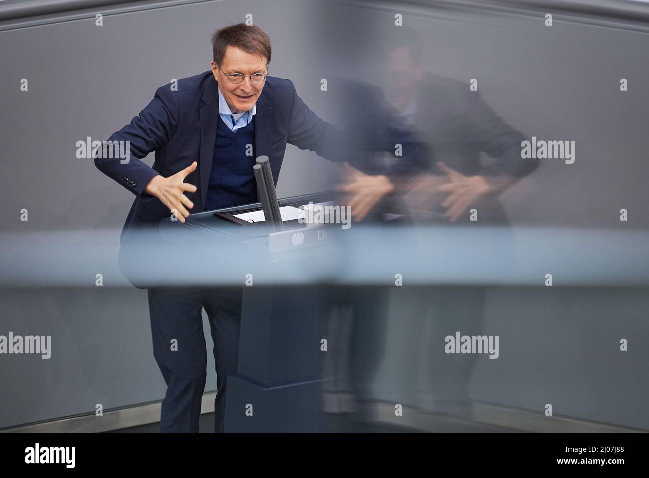 Berlin, Germany. 17th Mar, 2022. Health Minister Karl Lauterbach (SPD ...