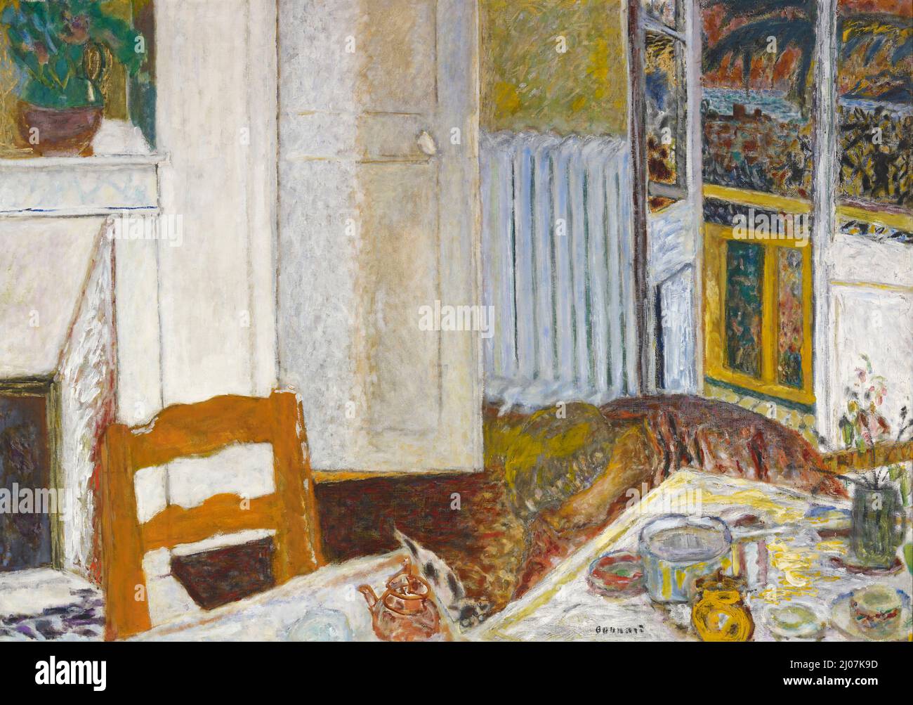 Intérieur blanc. Museum: Musée de Grenoble. Author: PIERRE BONNARD ...
