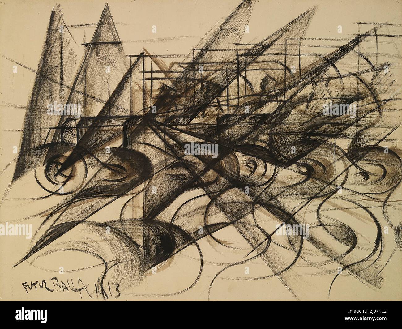 Automobile + velocità + luce. Museum: Museo del Novecento, Milano ...