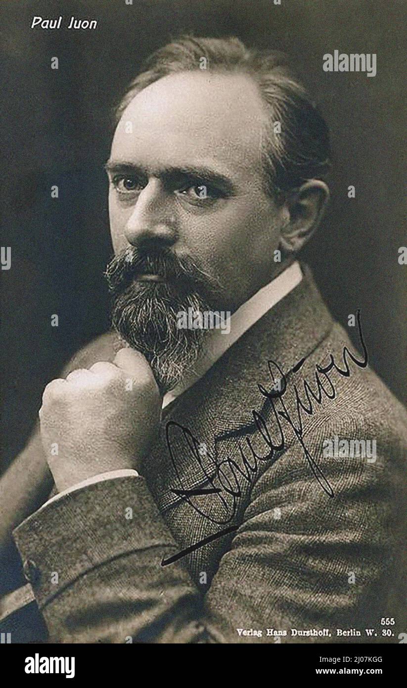 Portrait of the composer Paul Juon (1872-1940). Museum: PRIVATE ...