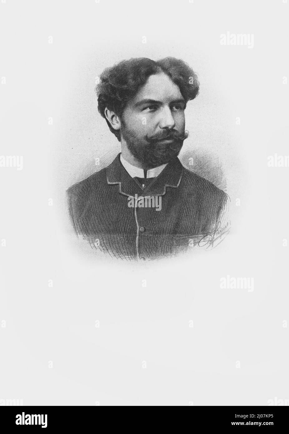 Portrait of the pianist and composer Stéphan Elmas (1864-1937). Museum ...