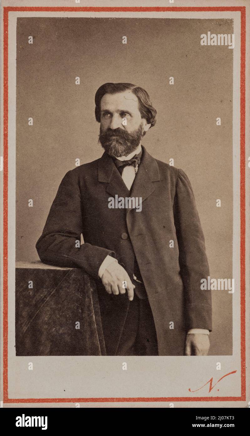Portrait of the Composer Giuseppe Verdi (1813-1901). Museum: PRIVATE ...