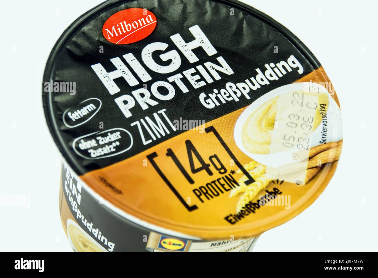 Hamburg, Germany - March 8 2022: German Milboa High Protein semolina ...