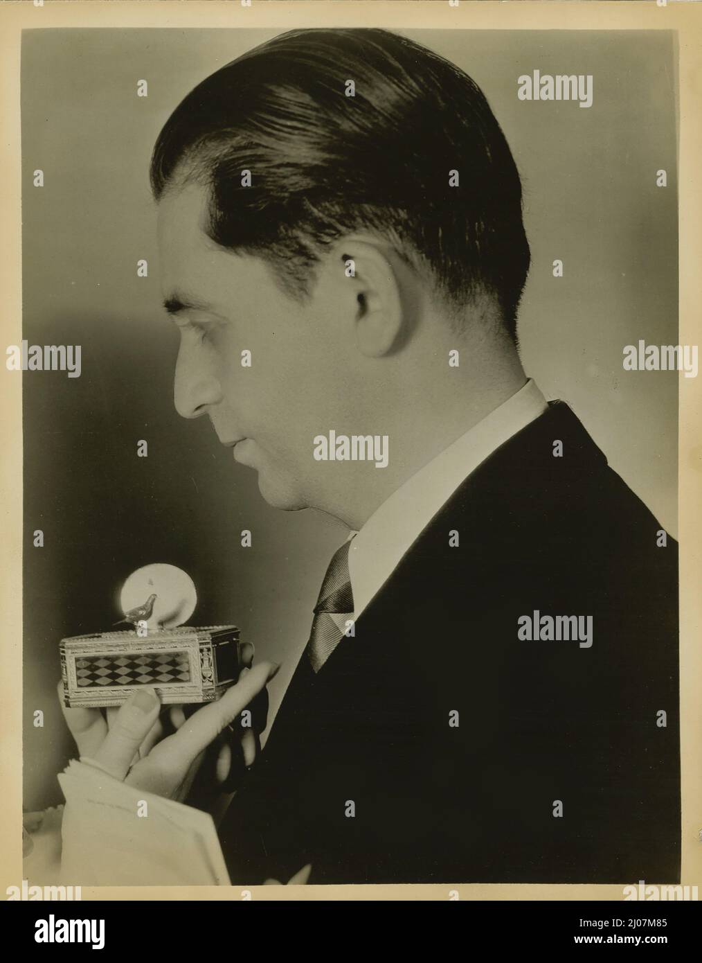 Portrait of the composer Joseph Schillinger (1895-1943). Museum ...