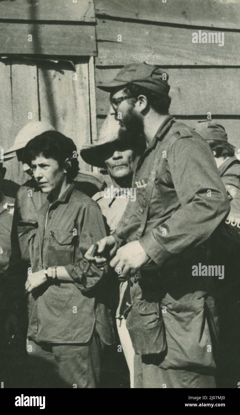 Celia Sánchez with Fidel Castro. Museum: PRIVATE COLLECTION. Author ...
