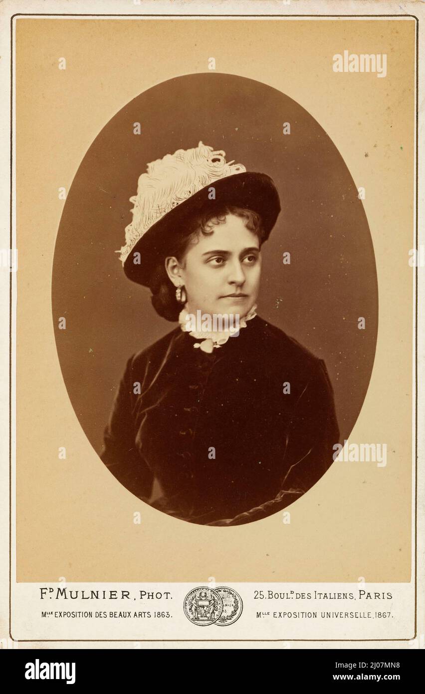 Portrait of the opera singer Anna de Belocca, née de Bellokh. Museum ...