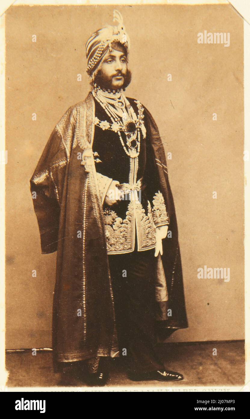 Portrait of Maharaja Duleep Singh (1838-1893). Museum: PRIVATE ...