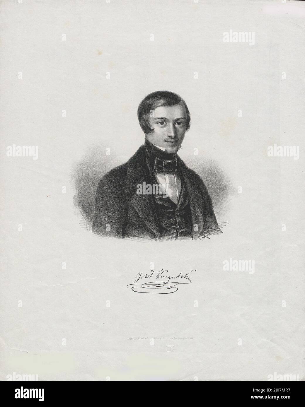 Portrait of the pianist, conductor and composer Jozef Wladyslaw ...