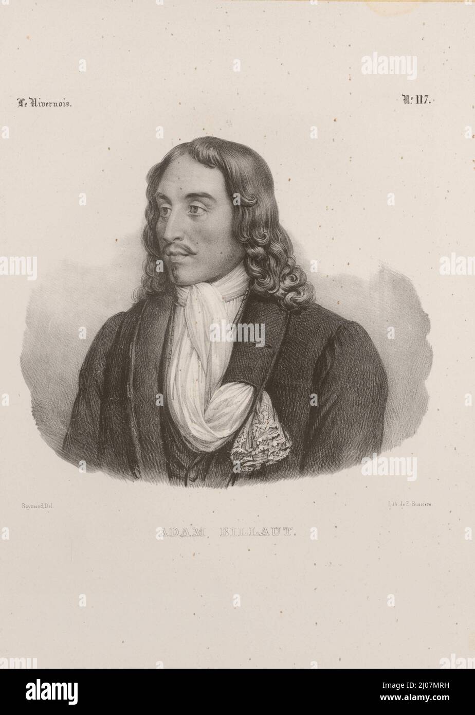 Portrait of the carpenter and poet Adam Billaut (1602-1662). Museum ...