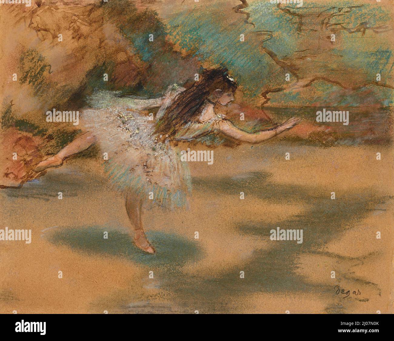 Danseuse sur une pointe (En pointe dancer). Museum: PRIVATE COLLECTION ...