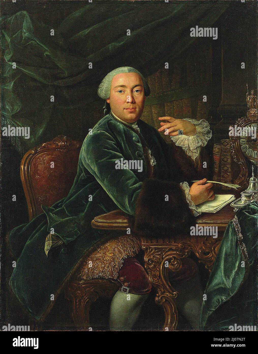 Portrait of Grigory Nikolayevich Teplov (1717-1779). Museum: State ...