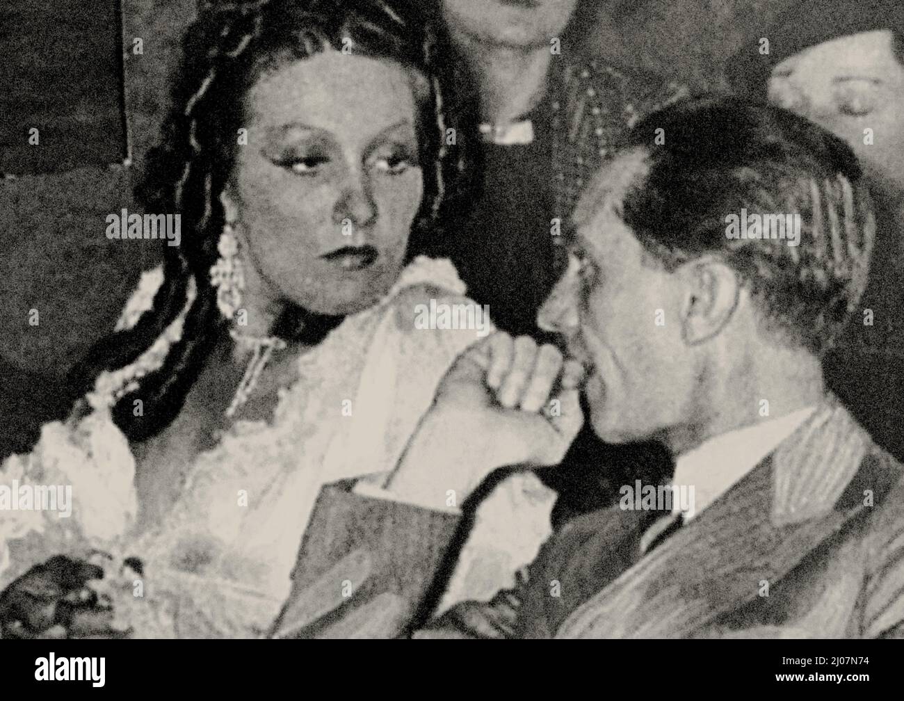 Lída Baarová and Joseph Goebbels. Museum: PRIVATE COLLECTION. Author ...