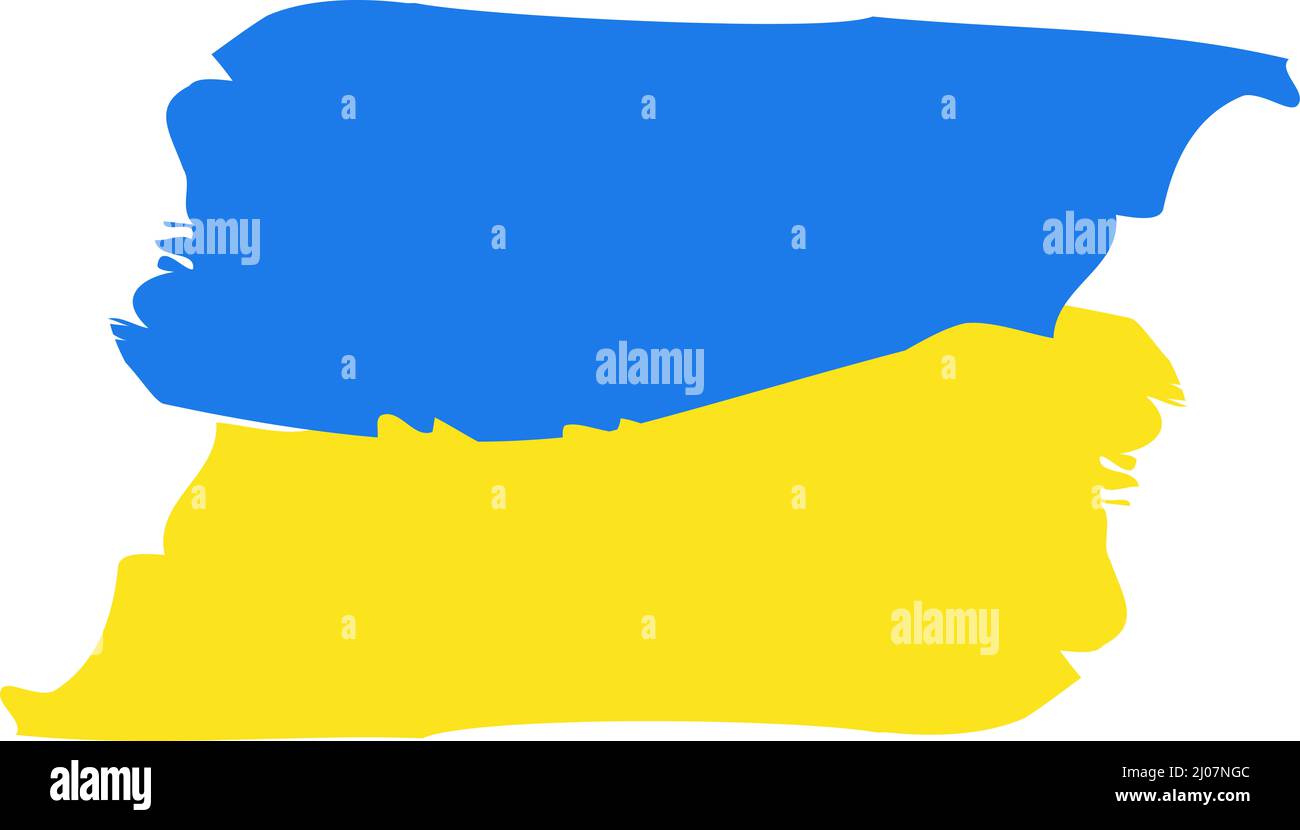 Ukrainian flag vector hi-res stock photography and images - Alamy