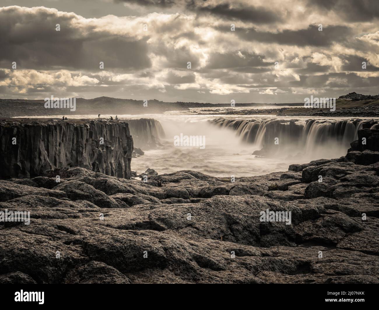 Top view of a waterfall Stock Photo - Alamy