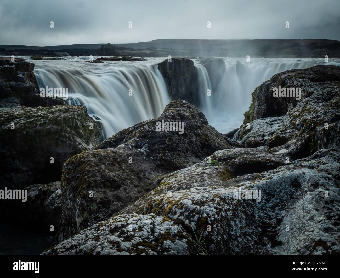 Top view of a waterfall Stock Photo - Alamy