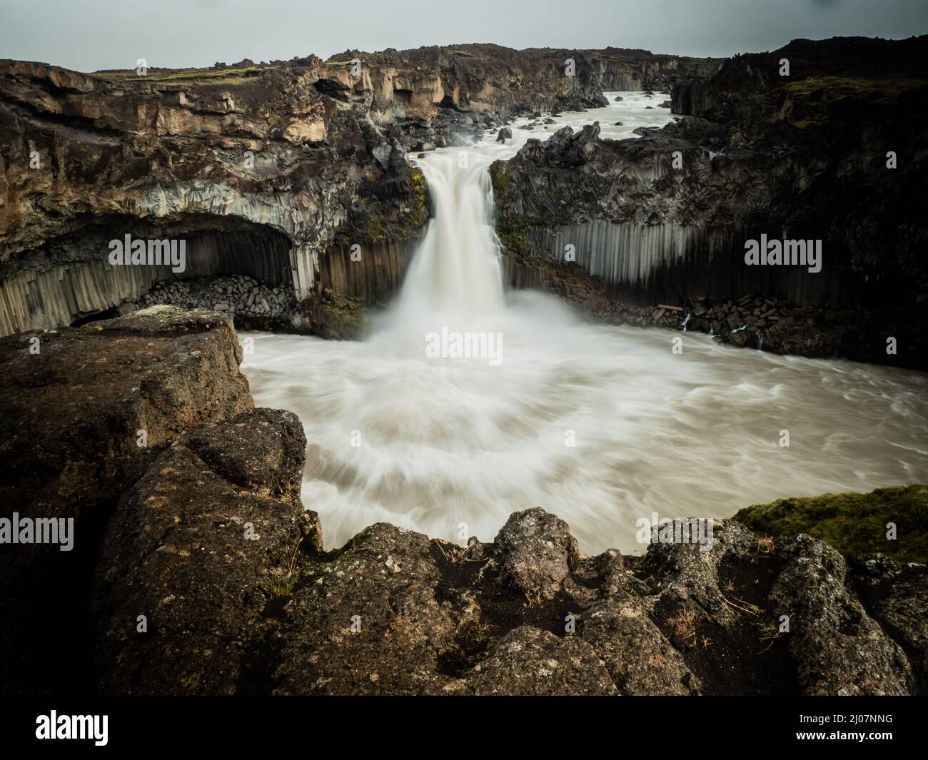 Top view of a waterfall Stock Photo - Alamy