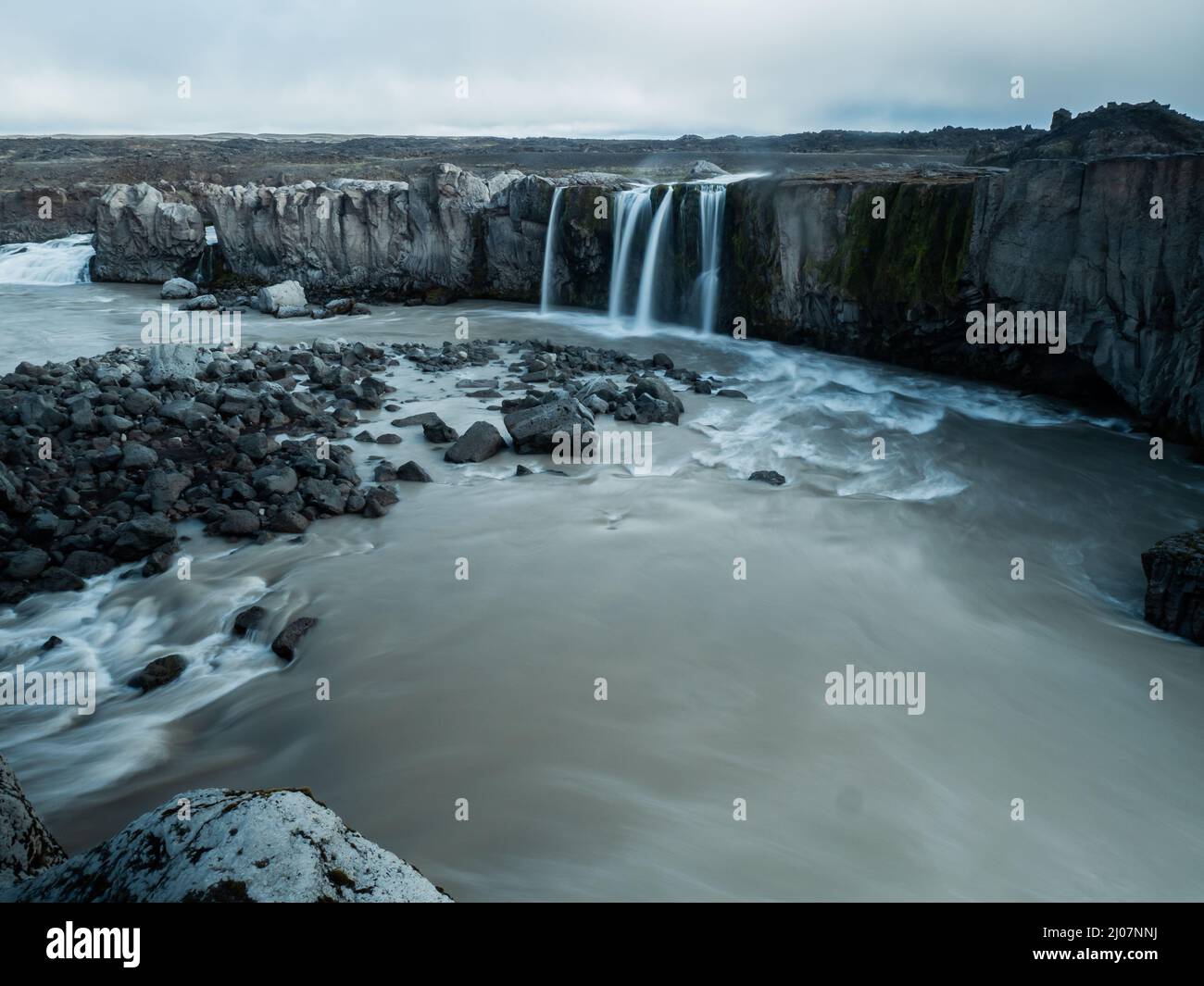 Op view of a waterfall Stock Photo - Alamy