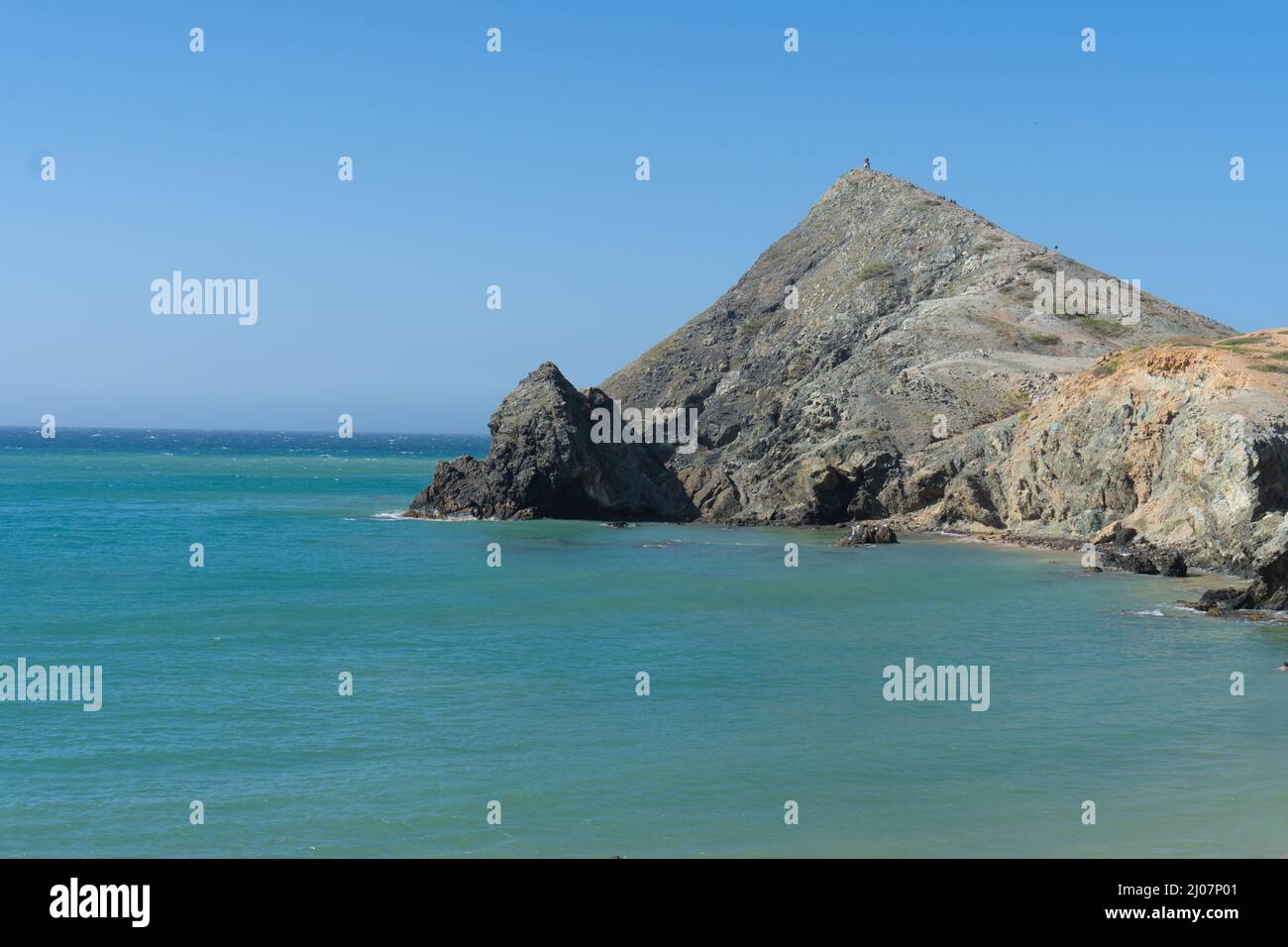 Image of El Pilon de Azucar beach at Cabo de la Vela. La Guajira Desert ...