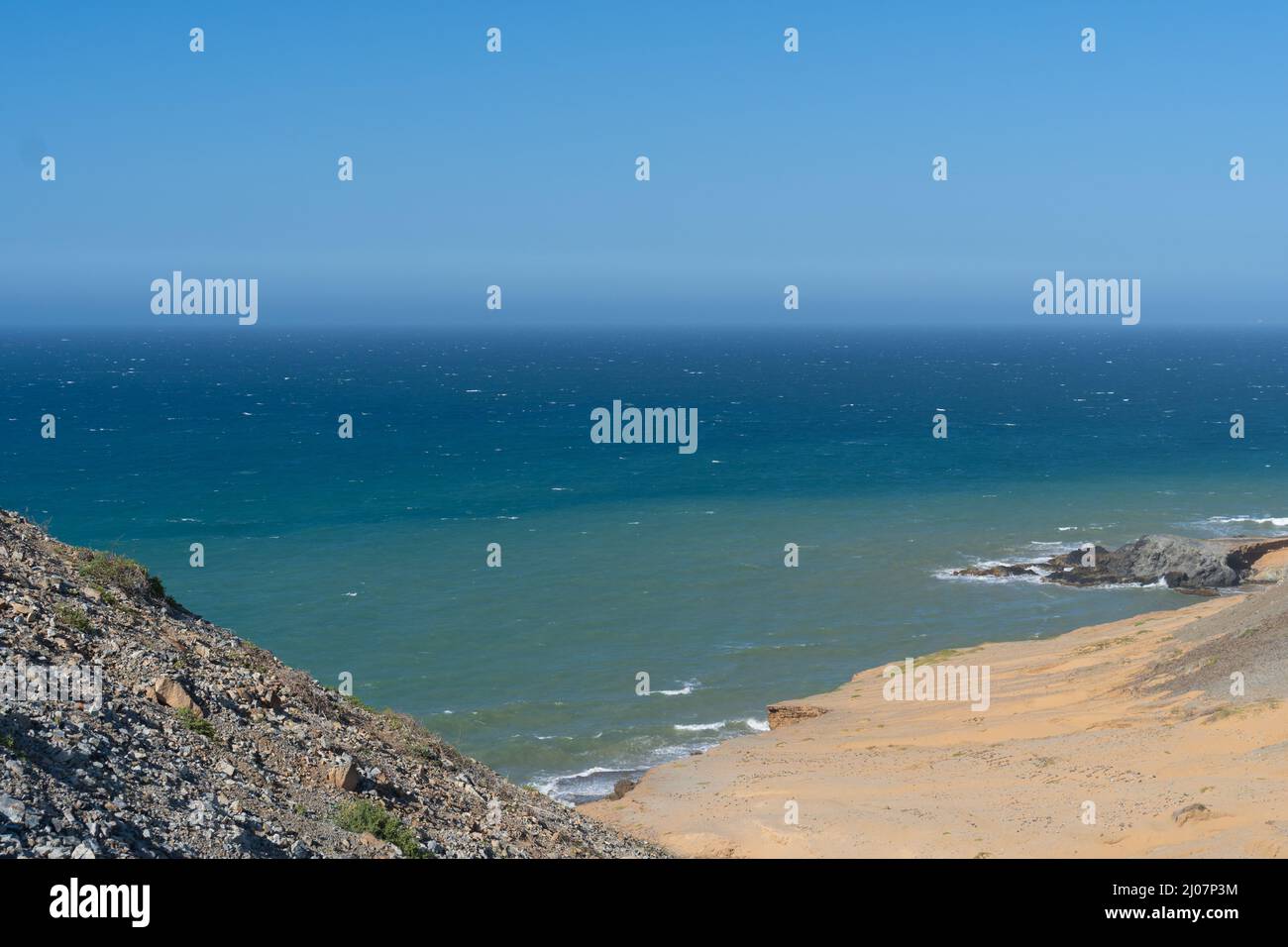 Image of El Pilon de Azucar beach at Cabo de la Vela. La Guajira Desert ...