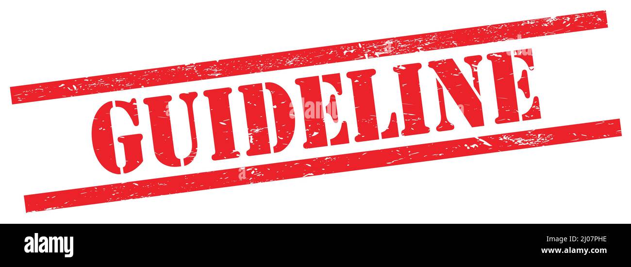 Guideline rubber stamp Cut Out Stock Images & Pictures - Alamy