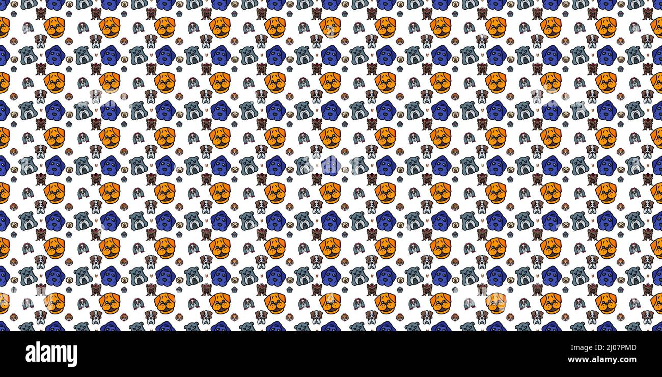 Fun colorful dog background image Stock Photo - Alamy