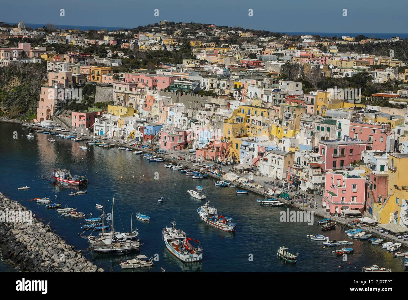 Procida harbour hi-res stock photography and images - Alamy