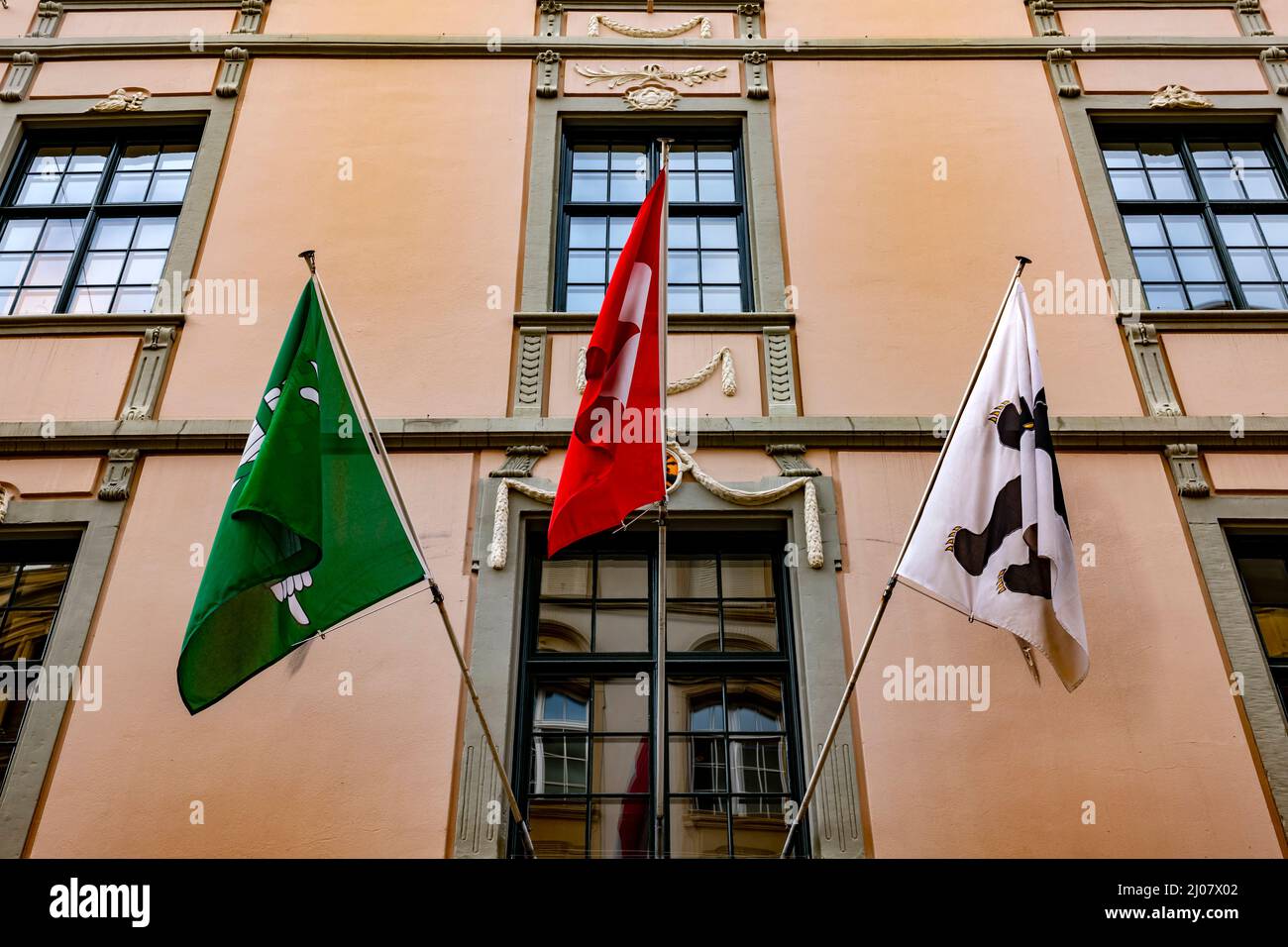 Flag of st gallen hi-res stock photography and images - Alamy