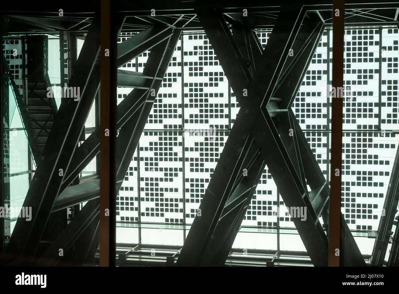 Modern Building in La Confluence District in Lyon in Auvergne-Rhone ...